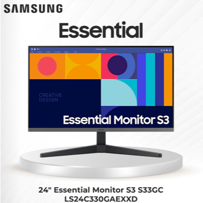 Jual Monitor Samsung 24" LS24C330 Essential S3 S33GC with AMD FreeSync ...
