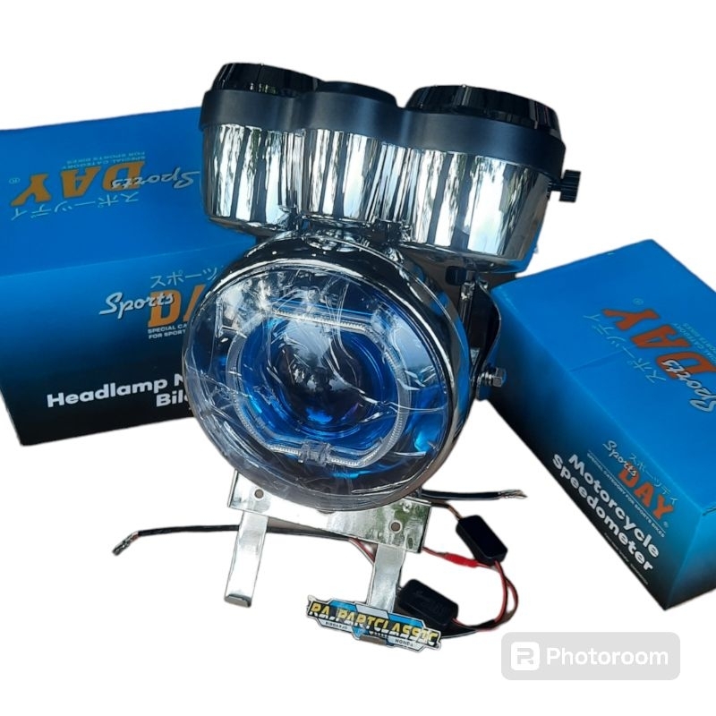 Jual Paket Lampu Biled Ninja SS Sport Day Original Set Breket Speedo ...