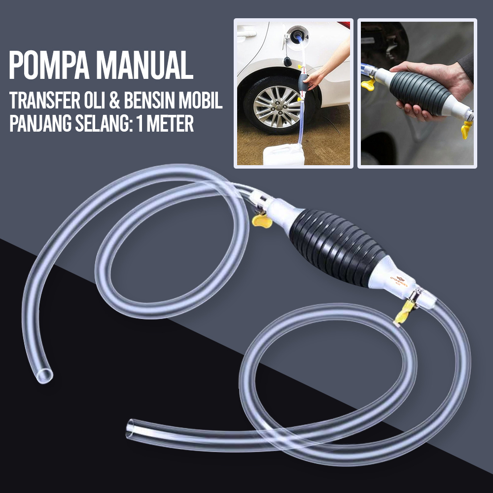 Jual Pompa Tangan Transfer Oli Bensin Mobil Oil Extractor 1M - NC02 | Shopee Indonesia