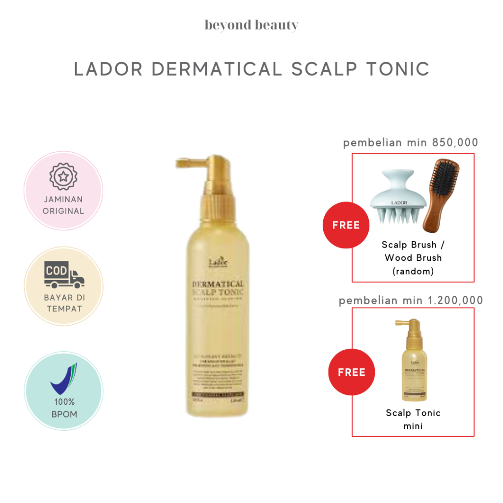 Jual [FREE GIFT] Lador Dermatical Scalp Tonic / Serum Penebal Rambut ...