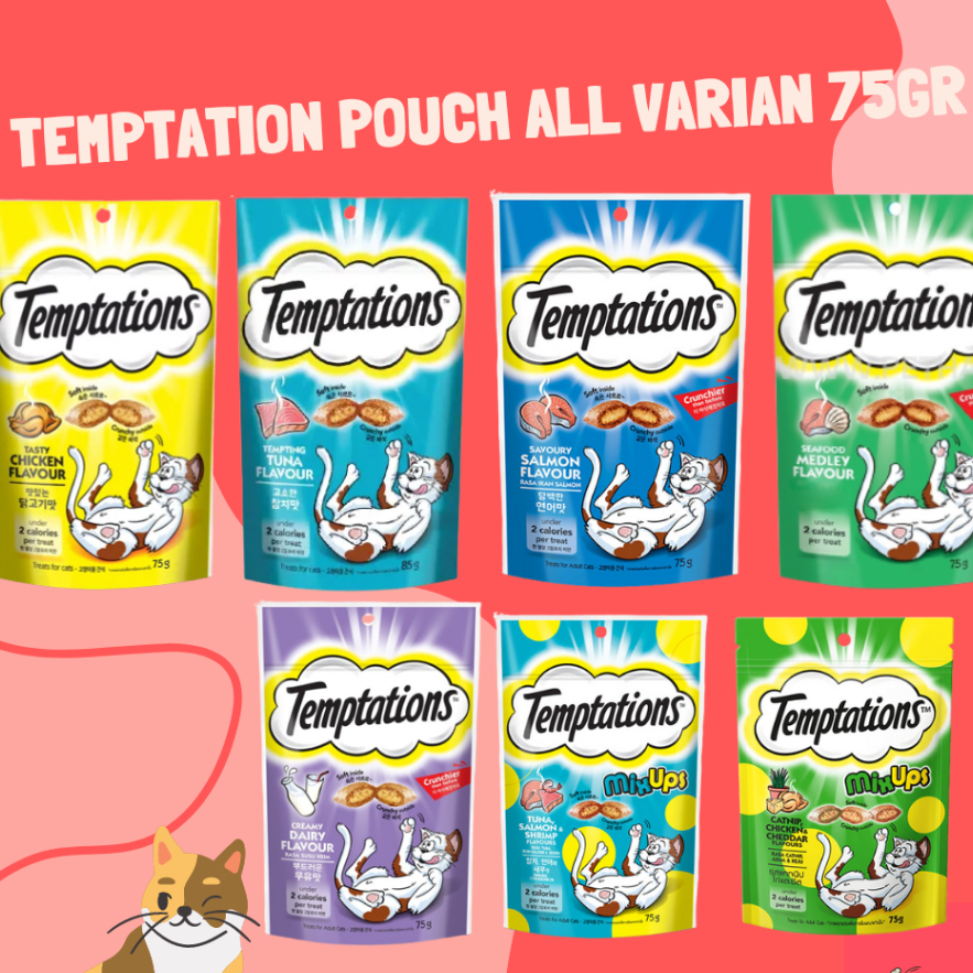 Jual SNACK SHEBA TEMPTATION 75gr | Shopee Indonesia
