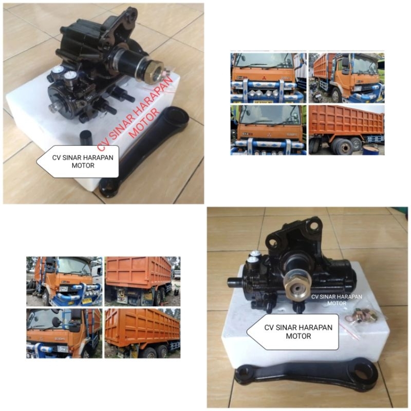 Jual GEARBOX POWER STEERING 220PS FUSO GANJO 6D16 BOREM BORM STIR ...