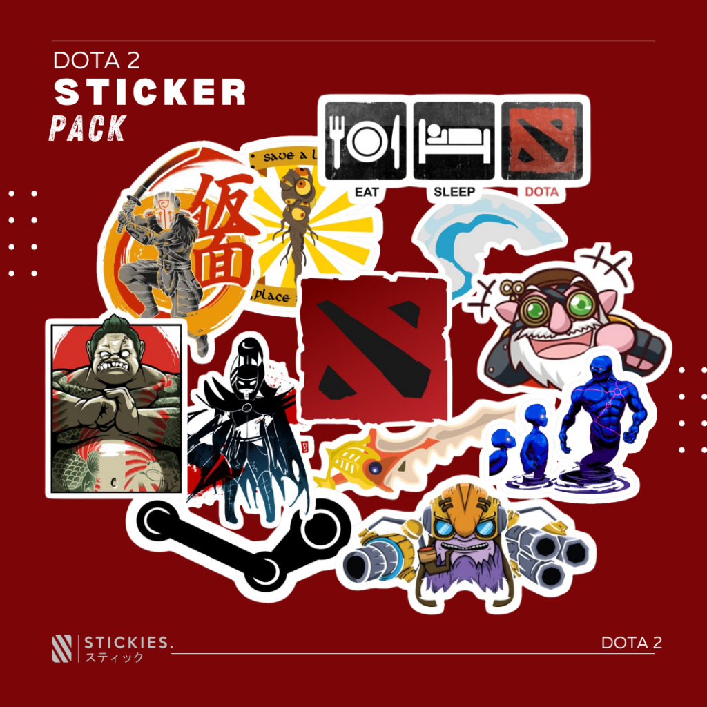 Jual Stiker/Sticker Pack DOTA 2 | High Quality | Murah | Shopee Indonesia
