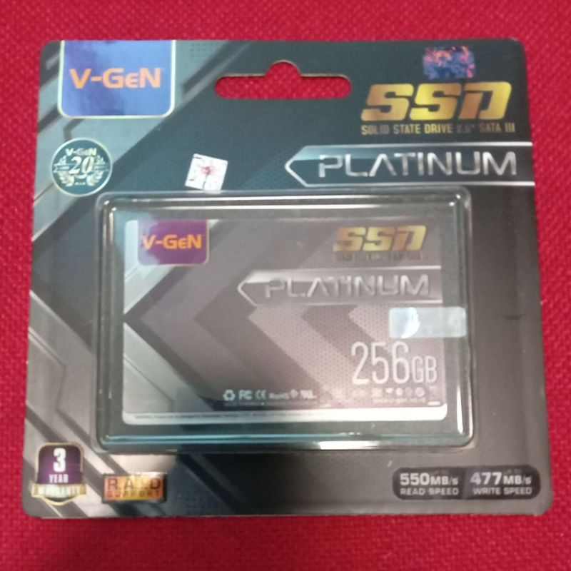 Jual SSD VGEN 256GB SATA III 2,5" Platinum | Shopee Indonesia