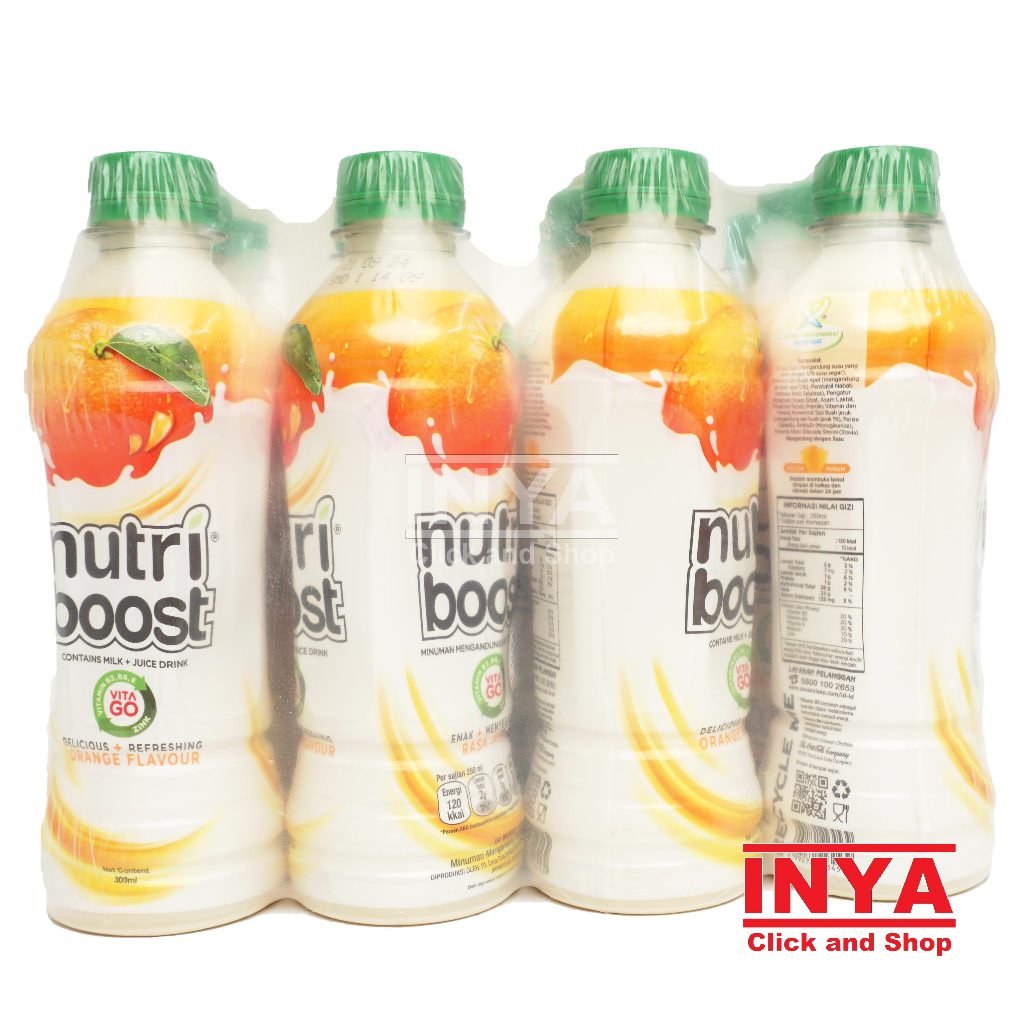 Jual Nutri Boost Orange Flavour 12x300ml - Minuman Rasa Jeruk - Soft ...