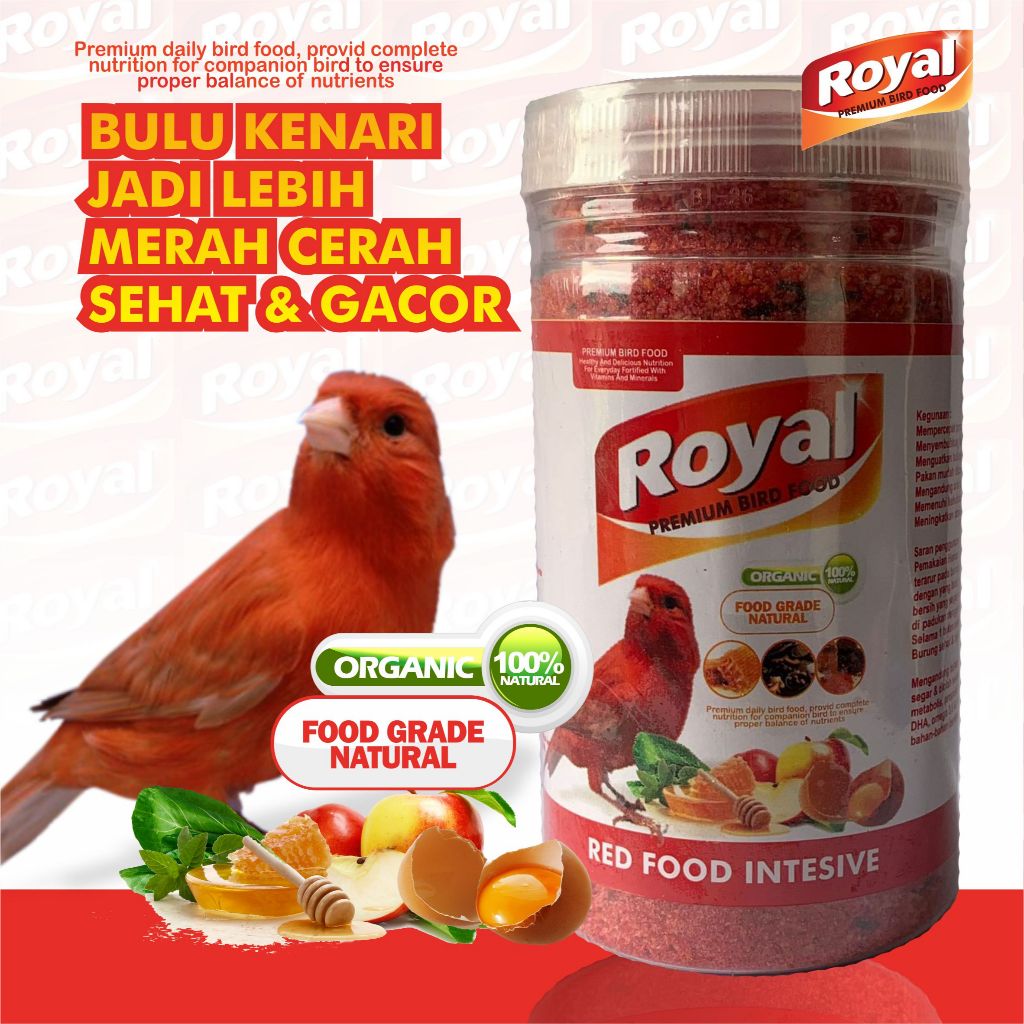 Jual ROYAL CEDE RED INTESIVE SPESIAL PAKAN KENARI PERCEPAT WARNA MERAH ...