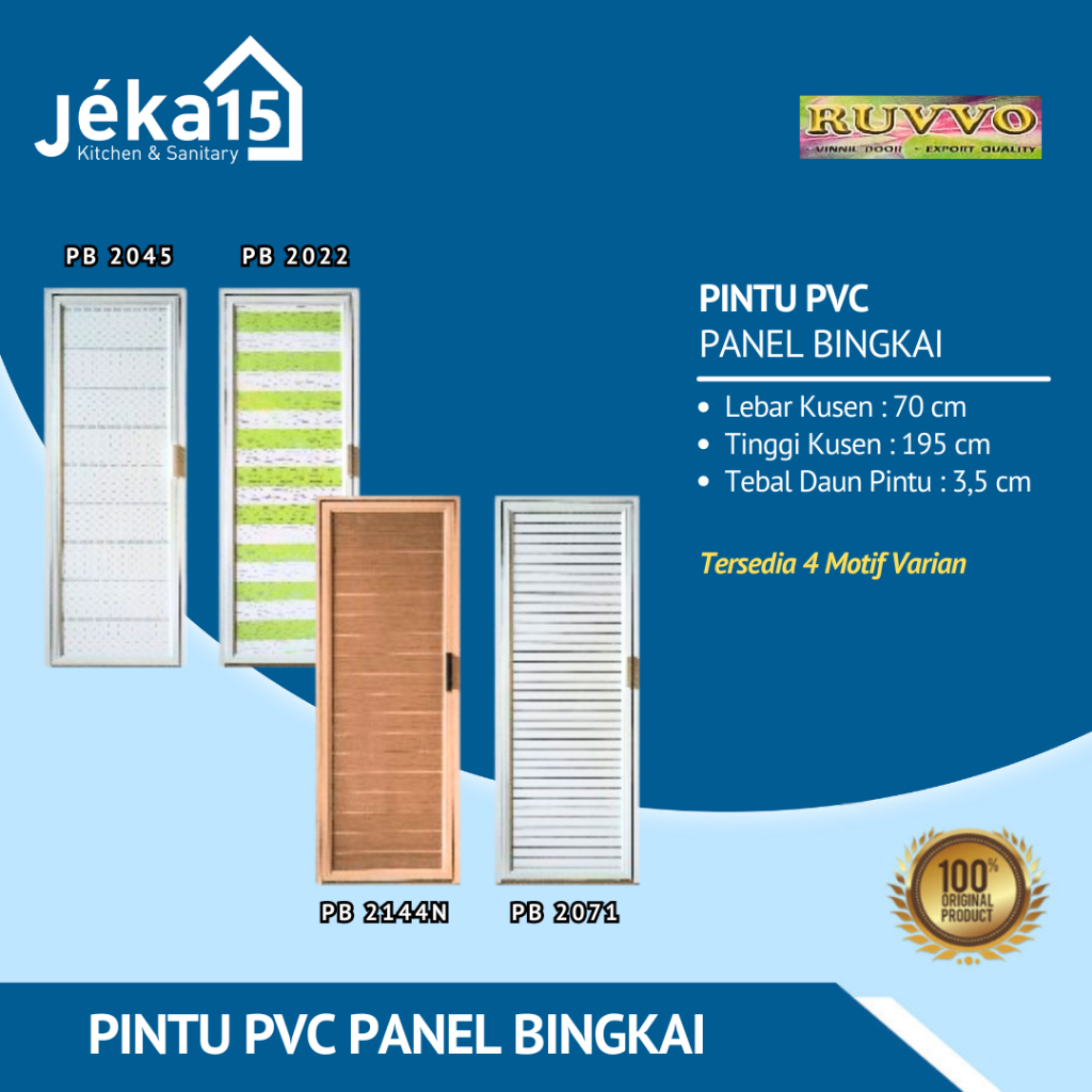 Jual PINTU PANEL | PINTU KAMAR MANDI PVC PLAFON | PINTU KAMAR MANDI ...