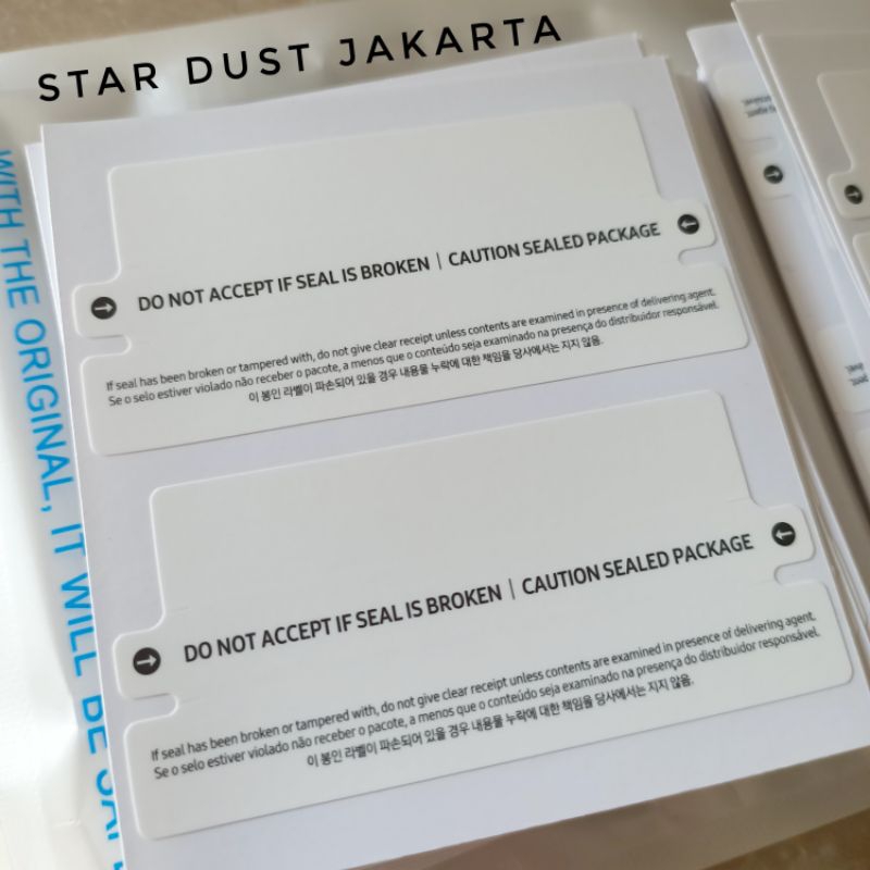 Jual 5 set atas bawah Sticker segel dus samsung A35/A55 2024 | Shopee ...