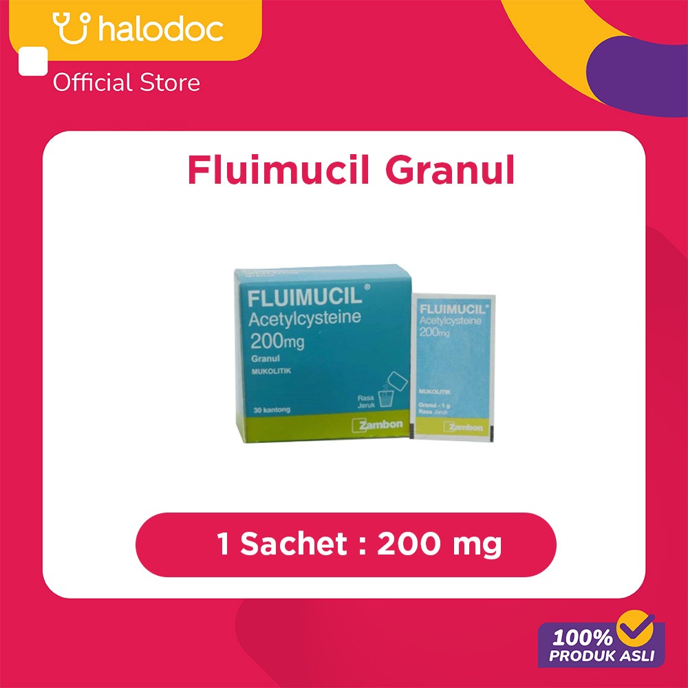 Jual Fluimucil Granul 200 mg | Shopee Indonesia