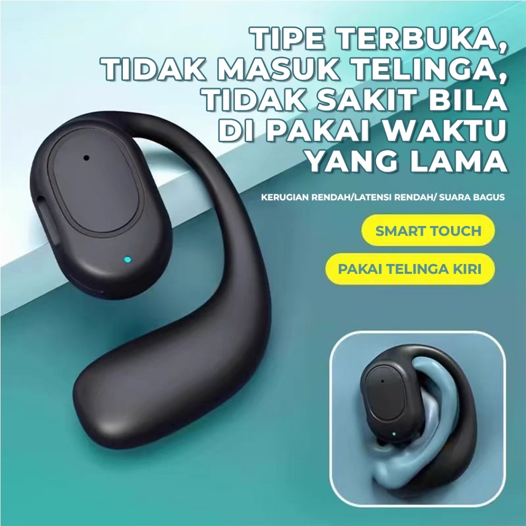 Jual MATEI COD Headset Bluetooth Single Earphone W5 All tipe Wireless ...