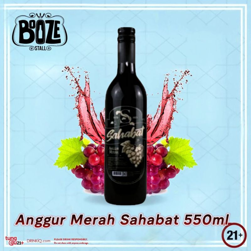 Jual Anggur Merah Sahabat 550ml | Shopee Indonesia