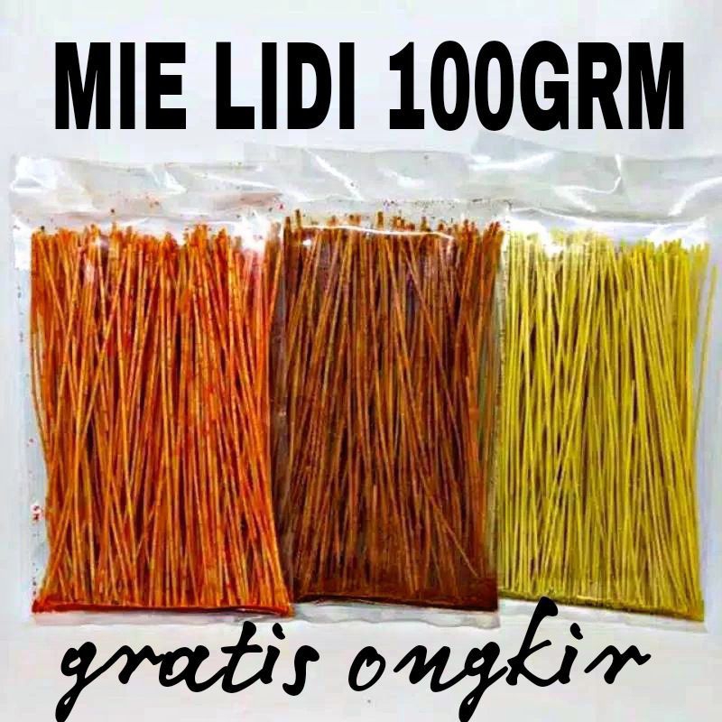 Jual Mie Lidi pedas Mie Lidi original Mie lidi jagung manis 100g ...