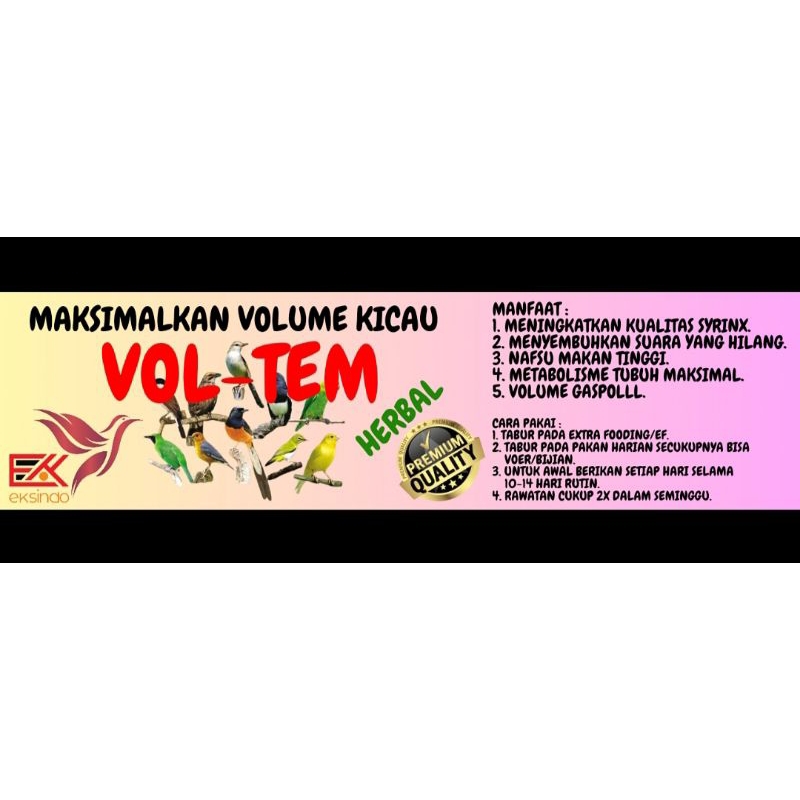 Jual VOLTEM VOLUME TEMBUS, SUPLEMEN RAMUAN HERBAL SPECIALIS DALAM ...
