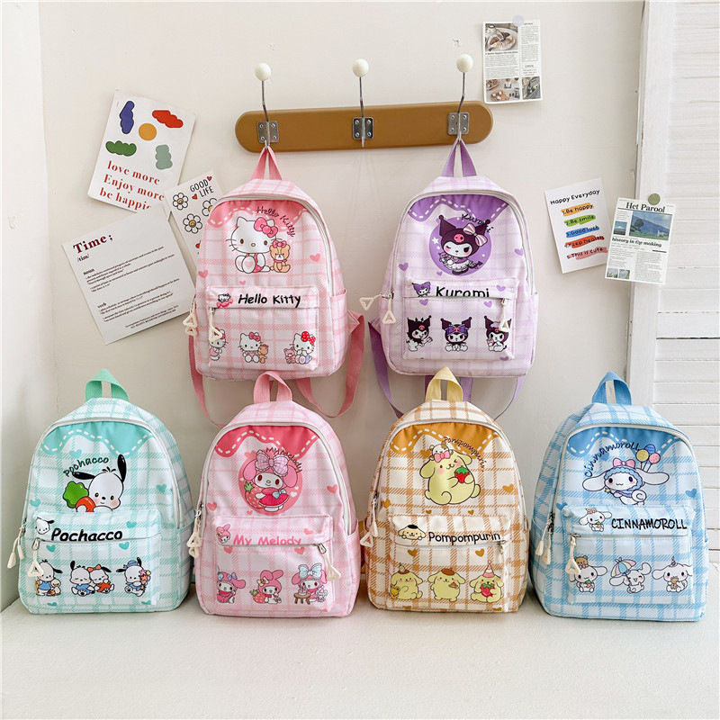 Jual Tas Sekolah anak TK PAUD SD Ransel Backpack Kuromi CInnamoroll ...