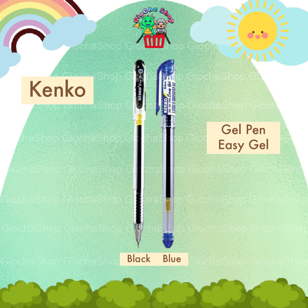 Jual KENKO EASY GEL PEN / BOLPOIN TINTA GEL / PULPEN ISI GEL 0.5MM | Shopee Indonesia