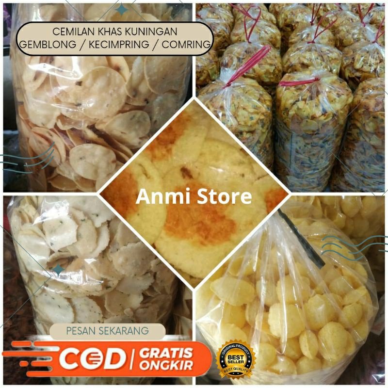 Jual Kecimpring / Ketempling / Gemblong Snack Khas Kuningan Enak Murah ...