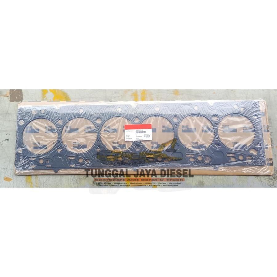 Jual Gasket Cylinder Packing Head PC200-8 PC200 Komatsu 6D107 6754-11 ...
