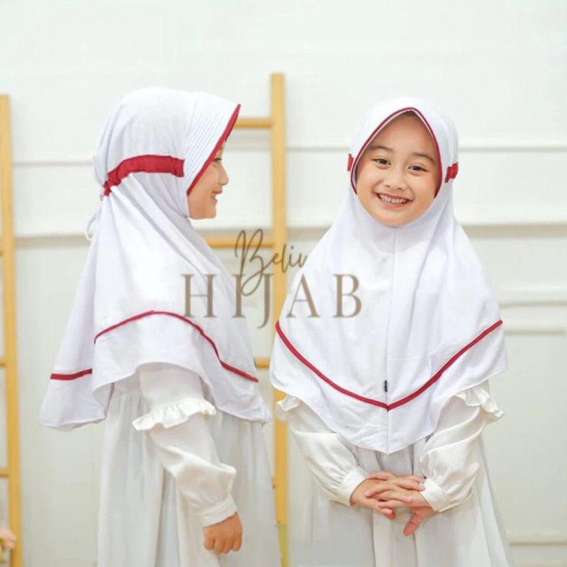 Jual Kerudung anak sekolah SD tali serut INOVA 6-10 tahun jilbab anak sekolah dasar hijab instan ...