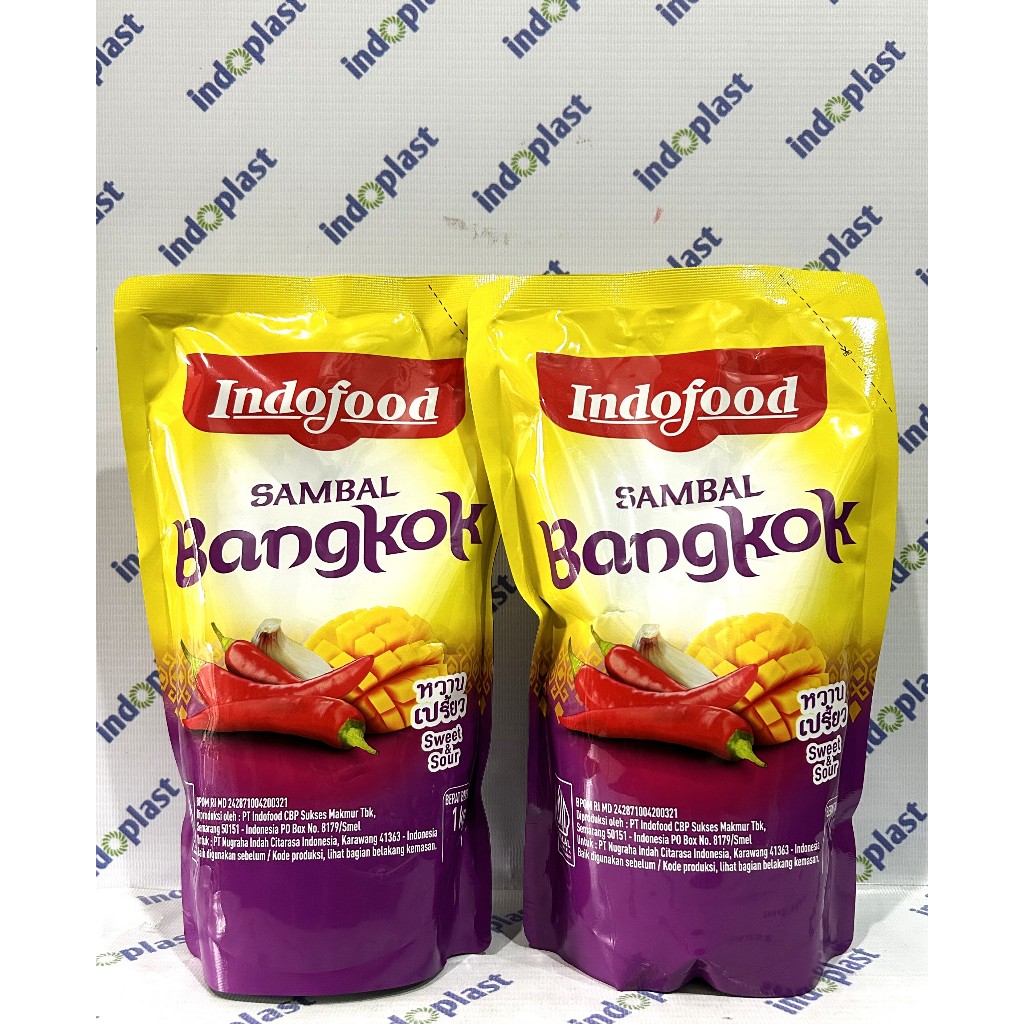 Jual INDOFOOD SAMBAL EXTRA PEDAS BANGKOK POUCH 1 KG | Shopee Indonesia