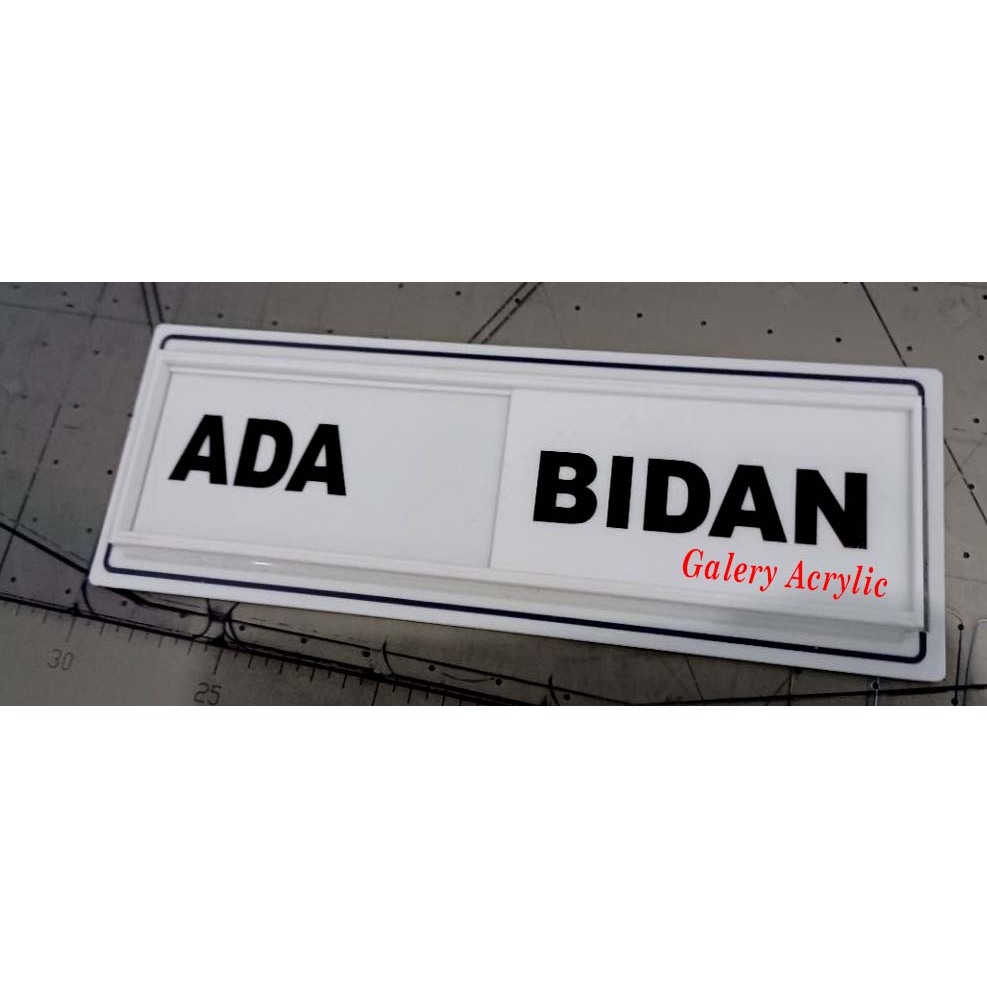 Jual Acrylic Papan Nama RUangan,Sign Board Sign Label Acerylic Papan ...