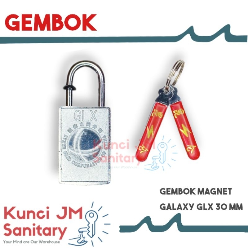 Jual Gembok Pintu Gerbang Gudang Toko Rumah Magnet Magnetic 30 mm ...