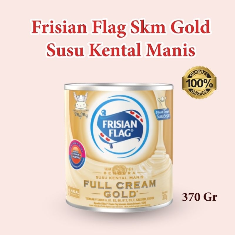 Jual susu frisian flag gold 370gr/ susu bendera kental manis gold ...