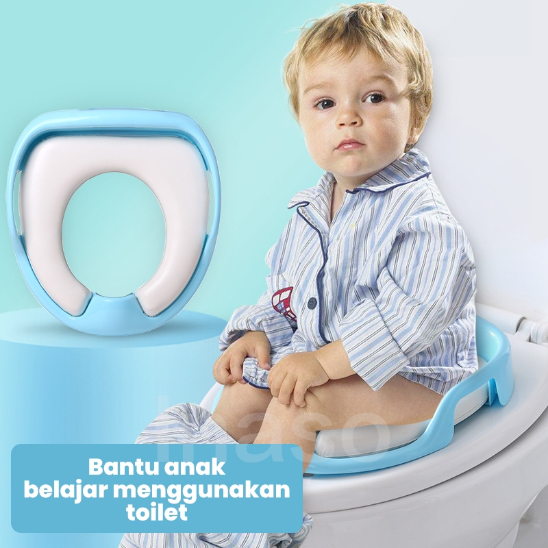Jual Inaso Baby Potty Toulet Anak Potty Gagang Toilet Training With ...