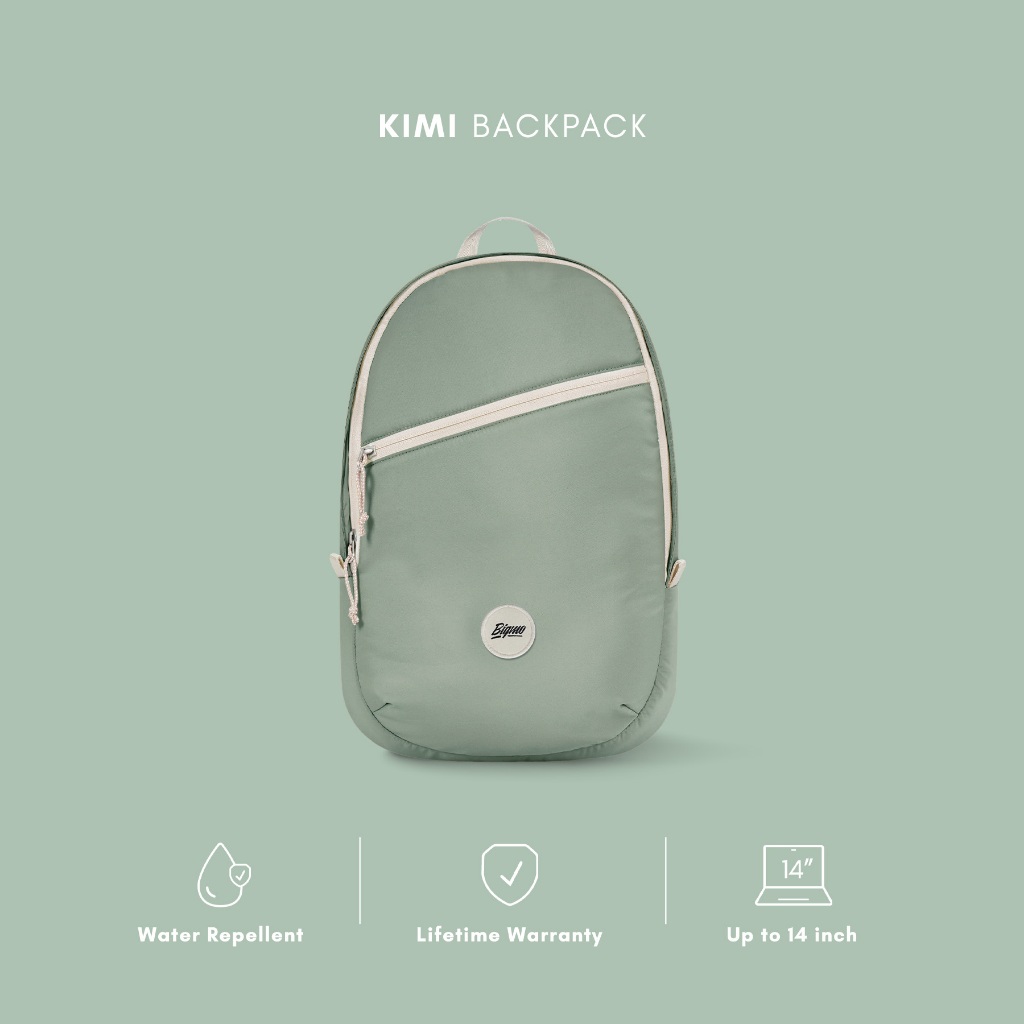 Jual Bigmo Tas Ransel Wanita Water Resistant Water Proof Kimi Pistachio ...