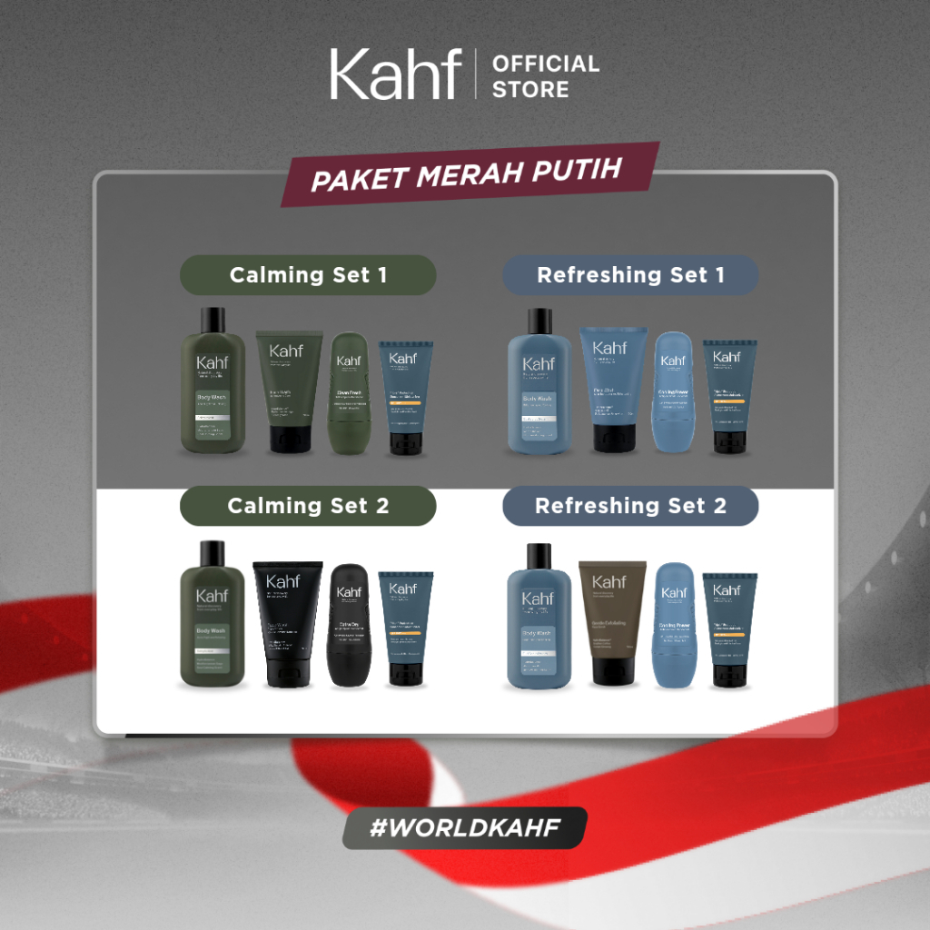 Jual WAWA - 4 pcs Paket Kahf Personal Care (Face Wash, Body Wash, Sunscreen, Deodorant) | Shopee ...