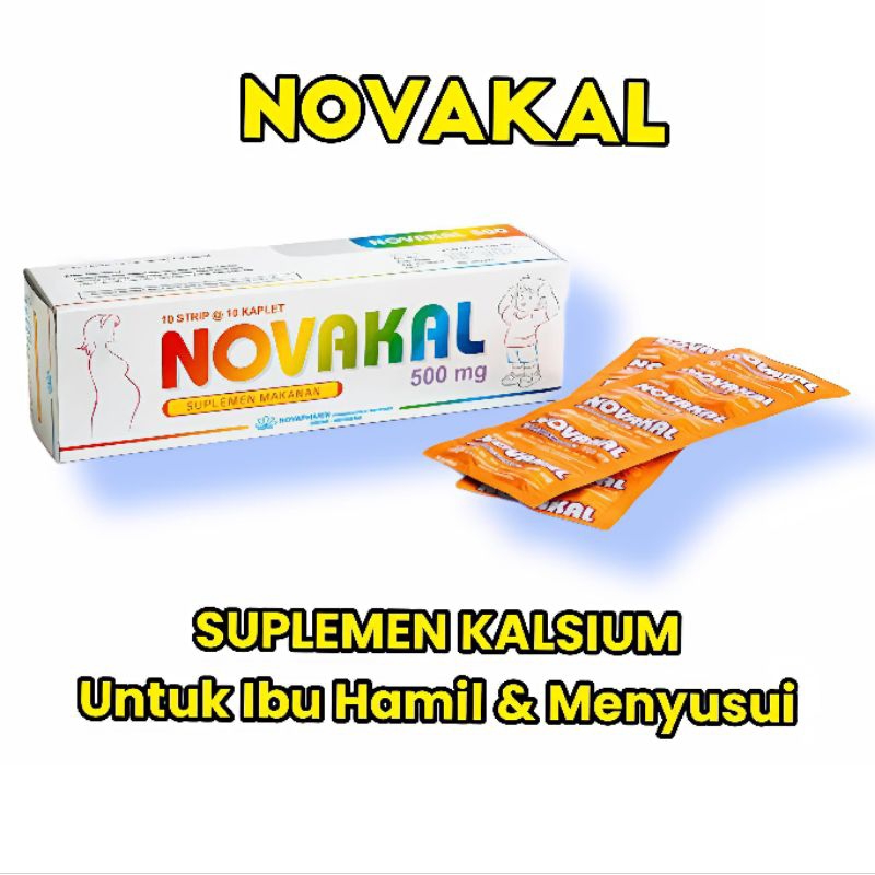 Jual NOVAKAL 500MG | 10 TABLET | Shopee Indonesia