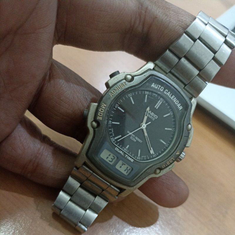Jual ~jam casio dual time vintage | Shopee Indonesia