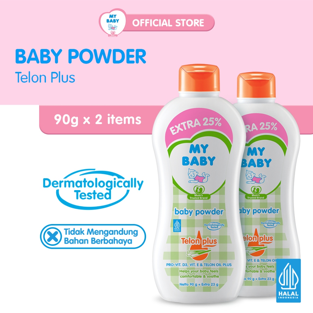 Jual My Baby Powder Telon plus [90 gr / 2 pcs] - Exp: 06.2027 | Shopee ...