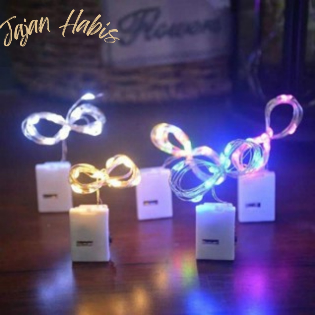 Jual JABIS Lampu Tumblr Kawat Mini 1 2 3 5 Meter Lampu Hias Dekorasi ...