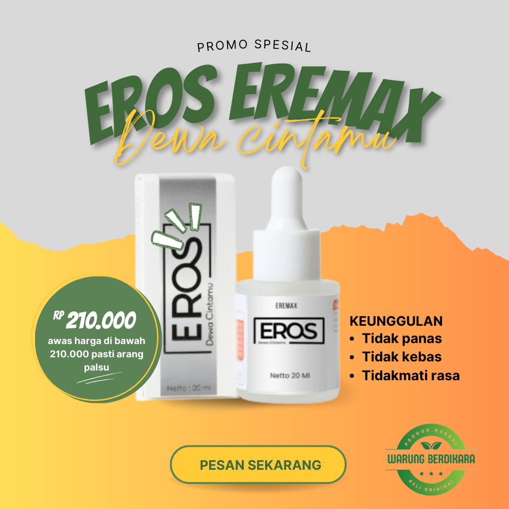 Jual EROS EREMAX Tetes Pria Perkasa Original Dewa Cintamu Menambah ...