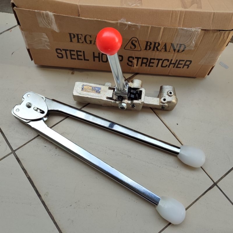 Jual Pegasus Steel strapping band 5/8 inch Alat Packing clamp besi 16 ...