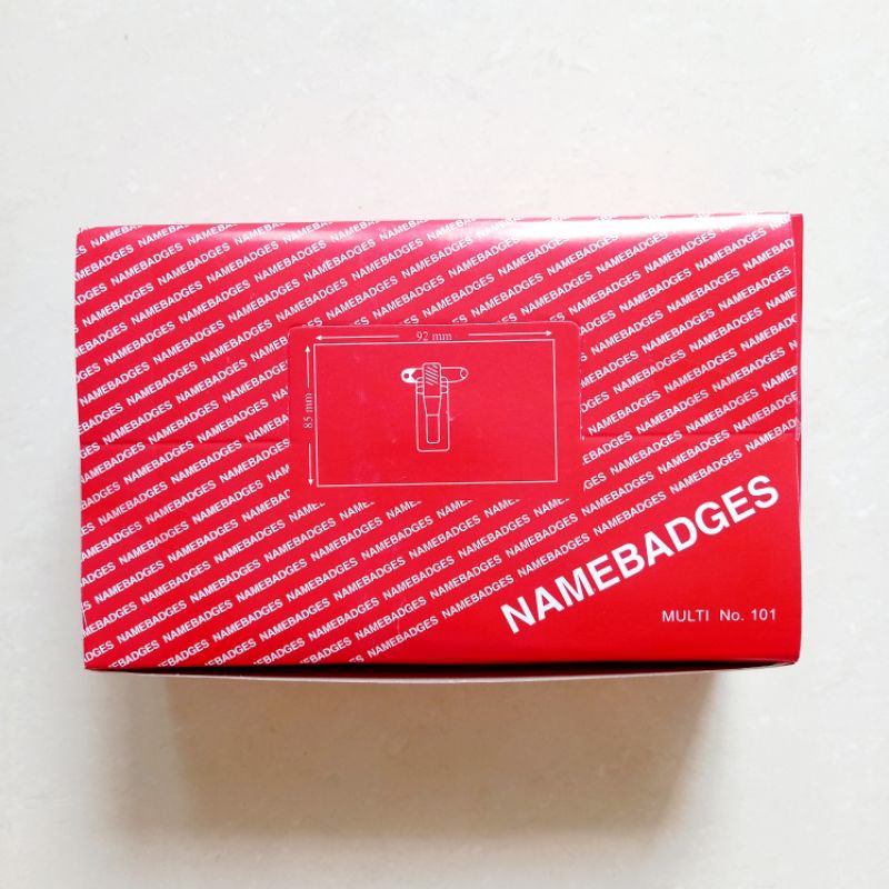 Jual [ MURAH PACK ISI 50 ] Id Card Name Tag Multi Nametag ( Ukuran 5.9 ...