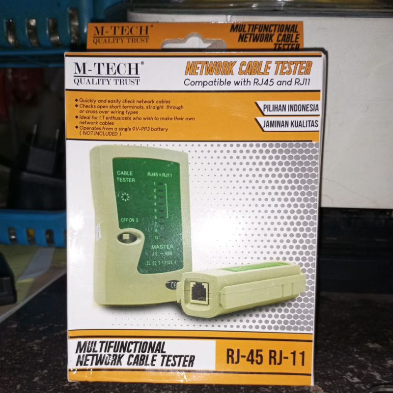 Jual LAN TESTER - alat untuk tes kabel LAN RJ45 | Shopee Indonesia