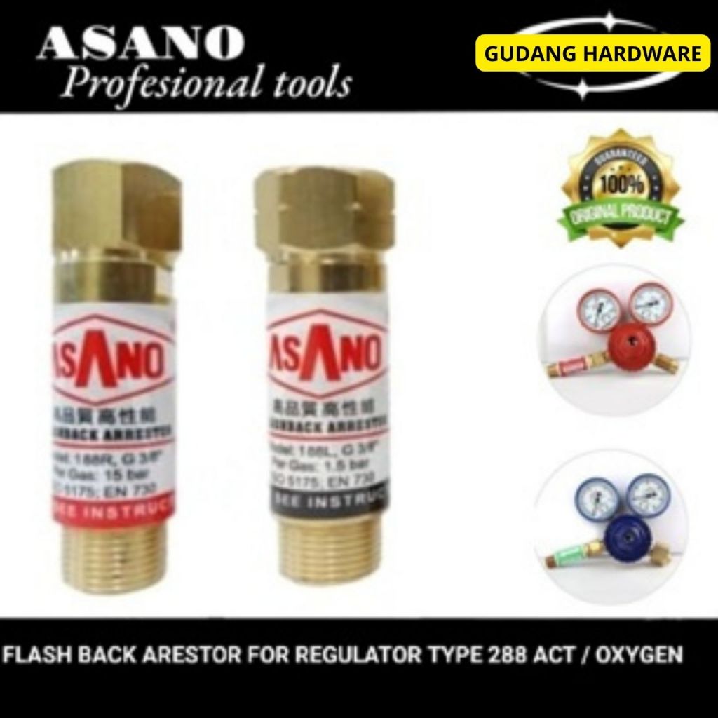Jual asano flashback areston / pengaman regulator & blander las Japan ...