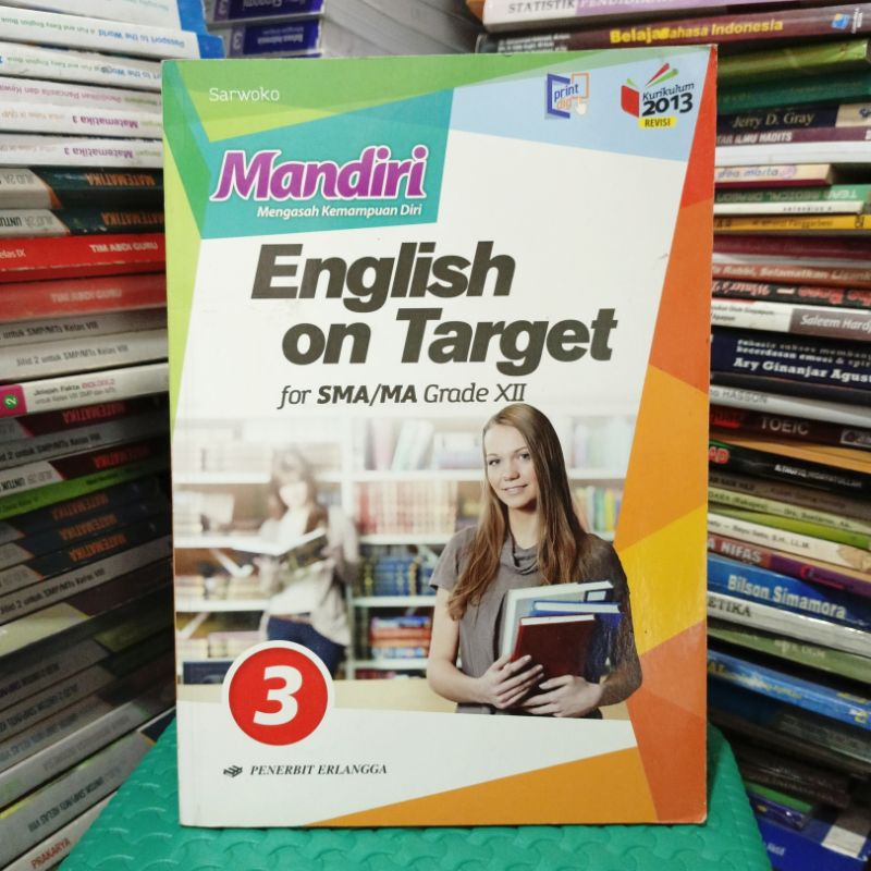 Jual Buku Mandiri Bahasa Inggris English On Target Kelas 12 XII 3 SMA MA Penerbit Erlangga ...