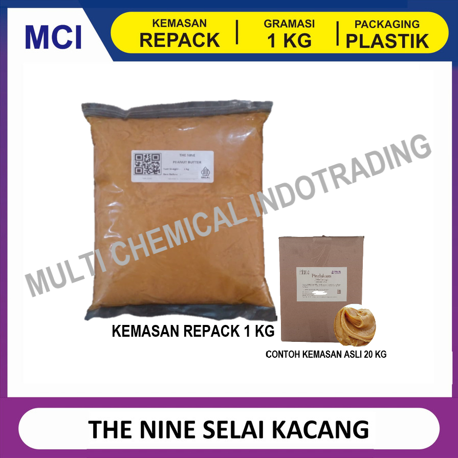 Jual THE NINE SELAI KACANG PREMIUM PINDEKAS PEANUT BUTTER - REPACK 1 KG ...
