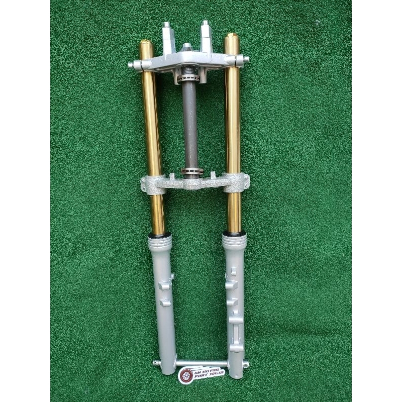 Jual SHOCK DEPAN MODEL NINJA PNP RX KING AS GOLD TABUNG SILVER LENGKAP TINGGAL PASANG | Shopee ...