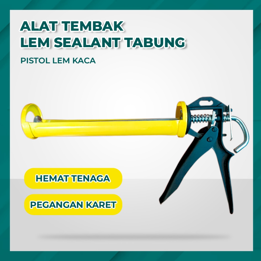 Jual Alat Tembak Lem Sealant / Gun Lem Kaca, Pintu, Toilet Original 100 ...