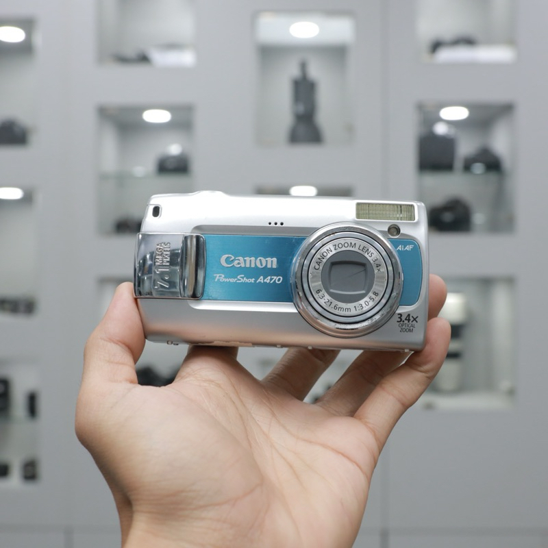 Jual Digicam Powershot A470 Blue Murah | Shopee Indonesia