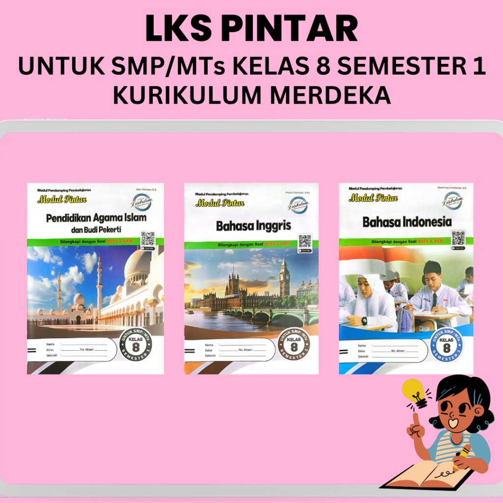Jual LKS Pintar untuk SMP/MTs Kelas 8 Semester 1 Kurikulum Merdeka | Shopee Indonesia