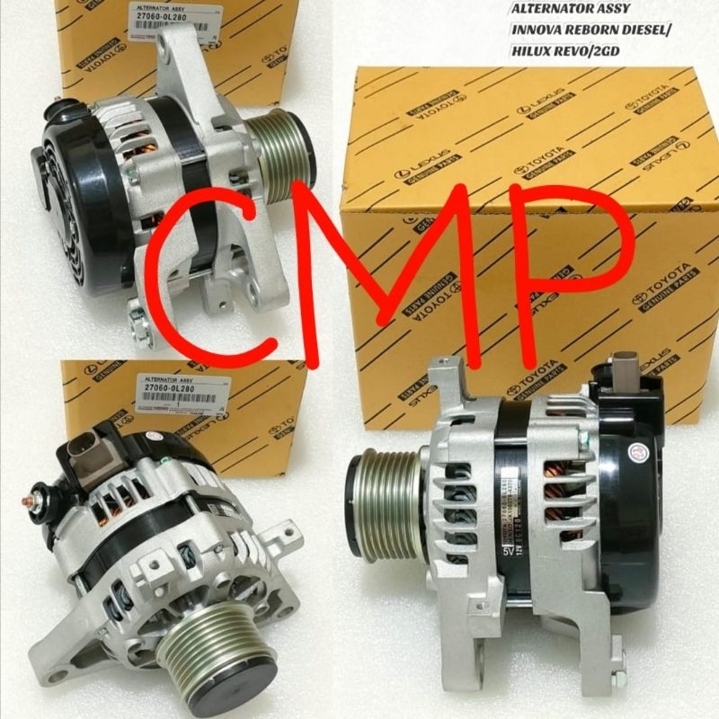 Jual ALTERNATOR ASSY DINAMO AMPER TOYOTA INOVA INNOVA REBORN DIESEL 2GD ...