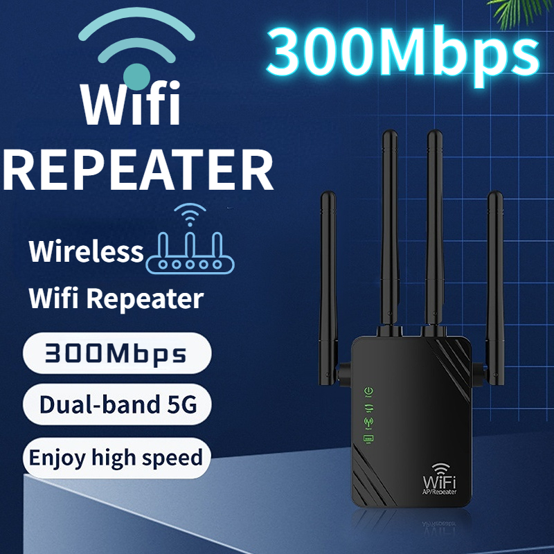 Jual Wifi Repeater wifi 300Mbps Access Point Wireless Penguat Sinyal ...