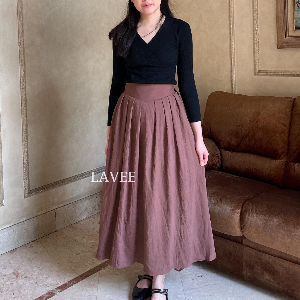 Jual LAVEE - Jessie Skirt - LAVEE APPAREL / Rok Panjang Maxi Wanita ...