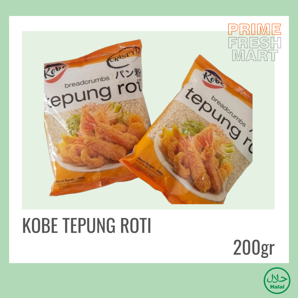 Jual Kobe Tepung Roti Putih Bread Crumb Putih Kemasan 200gr | Shopee ...