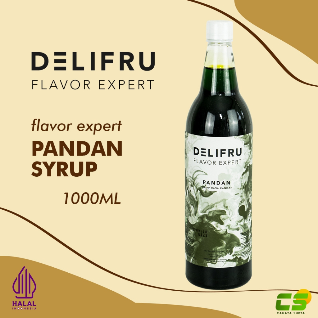 Jual Delifru Syrup/Sirup - Pandan Syrup 1000 ml | Shopee Indonesia
