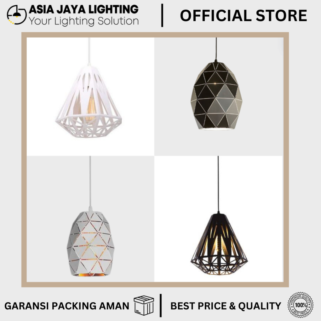 Jual LAMPU GANTUNG PENDANT / LAMPU GANTUNG CABANG 1 / PENDANT LIGHT ...